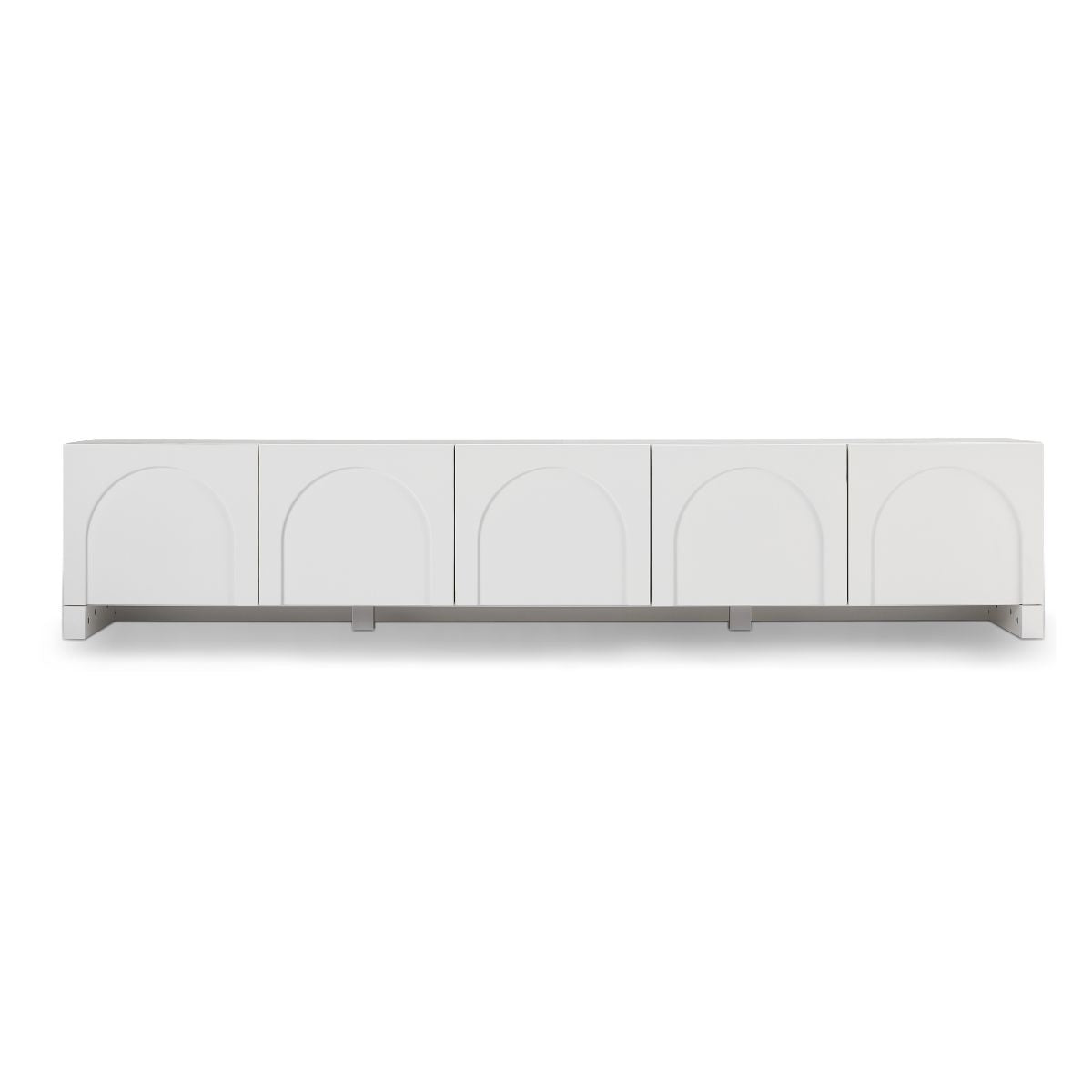 Dome White TV Unit – Timeless Interior & Decor